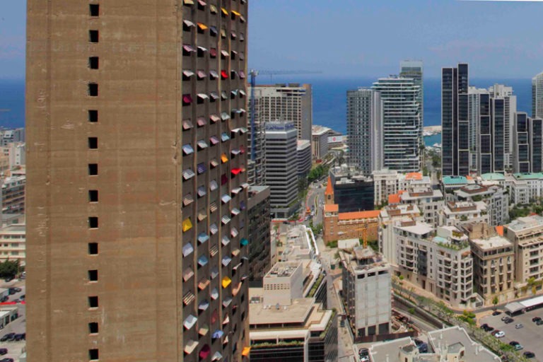 The Beautification of Beirut's Murr Tower - Lebanon Traveler