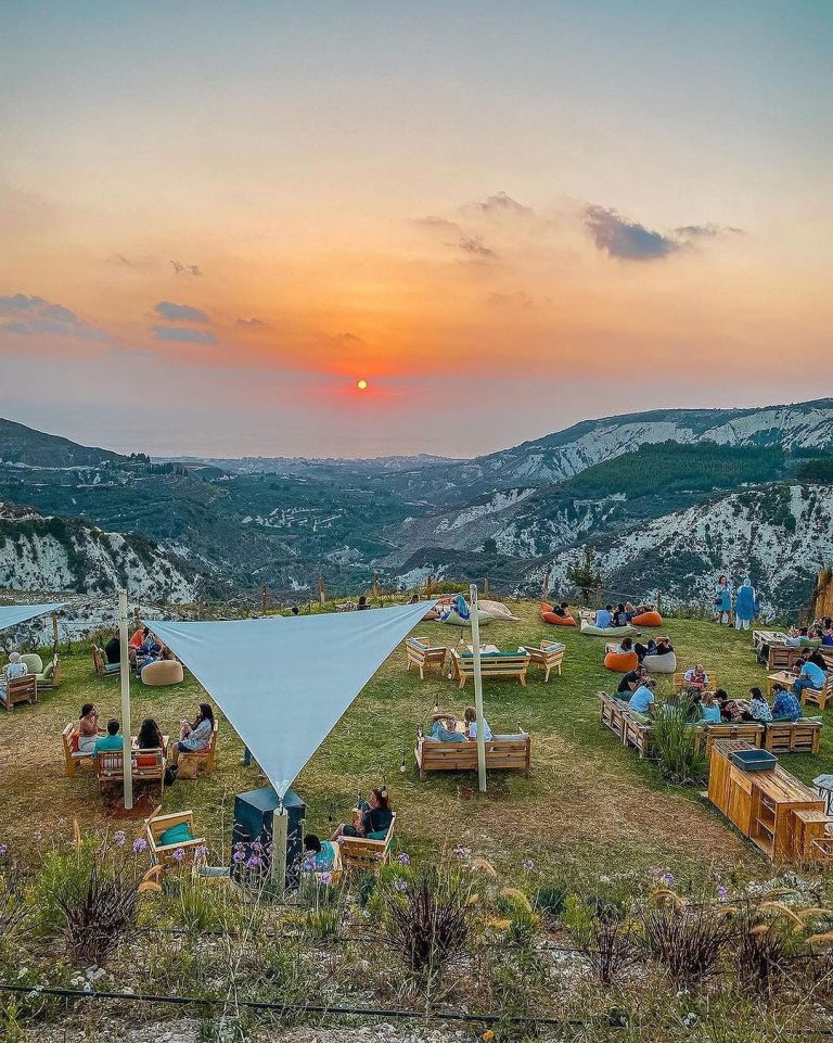 The Perfect Sunset Pairing in Lebanon - Lebanon Traveler