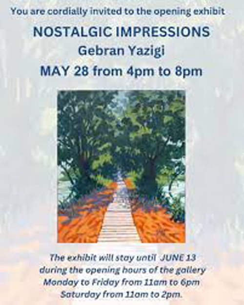 Nostalgic Impressions Gebran Yazigi at Cheriff Tabet Gallery - Lebanon ...